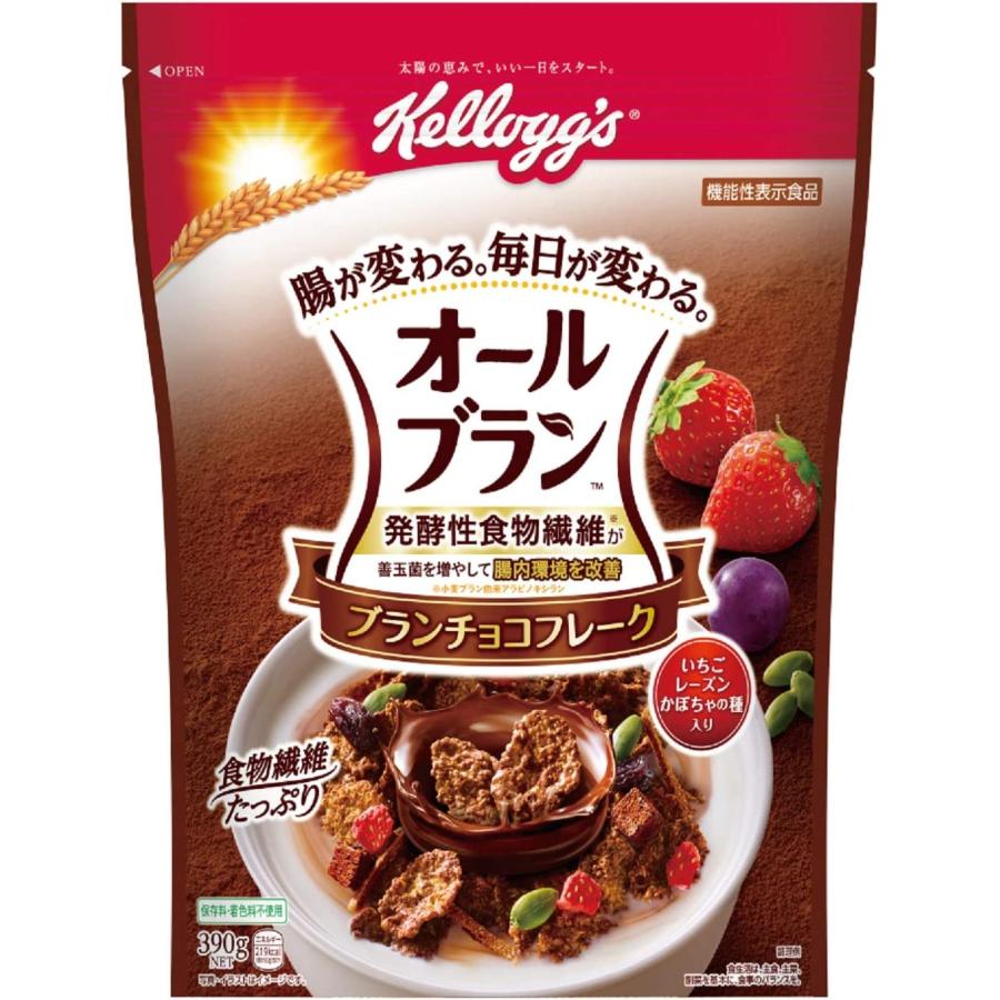 オールブラン ケロッグ ブランチョコフレーク 390g ×6袋 機能性表示食品 : y-foods - 通販 - Yahoo!ショッピング