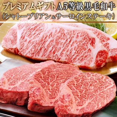 ふるさと納税 枕崎市 【プレミアムギフト】A5等級黒毛和牛(シャトーブリアン・サーロインステーキ) E0-5 : Yahoo!ふるさと納税 - 通販 - Yahoo!ショッピング