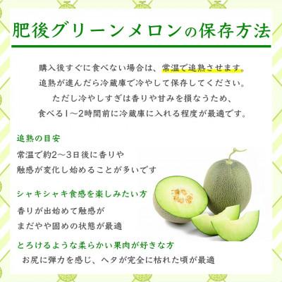 ふるさと納税 菊池市 肥後グリーンメロン 4L以上 1玉(合計2kg以上)(菊池市) : Yahoo!ふるさと納税 - 通販 - Yahoo!ショッピング