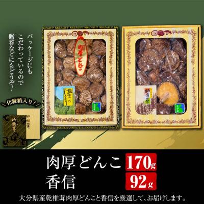 ふるさと納税 佐伯市 大分県産肉厚どんこ(170g)香信(92g)セット : Yahoo!ふるさと納税 - 通販 - Yahoo!ショッピング