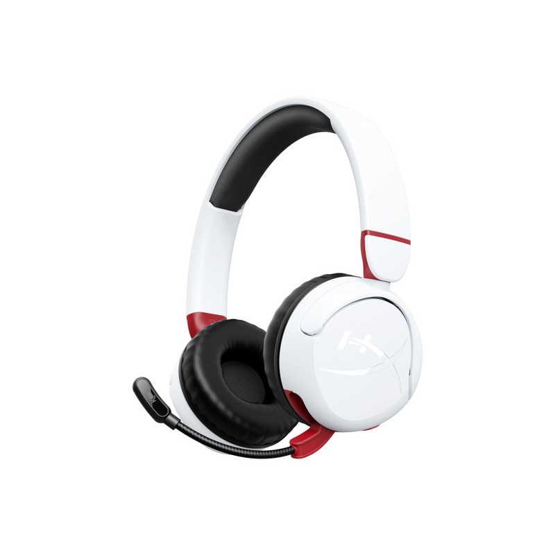 HYPERX 子供向け ゲーミングヘッドセット HyperX Cloud Mini Wireless [ワイヤレス(Bluetooth)＋有線 /両耳] ホワイト 7G8F2AA : コジマ ...