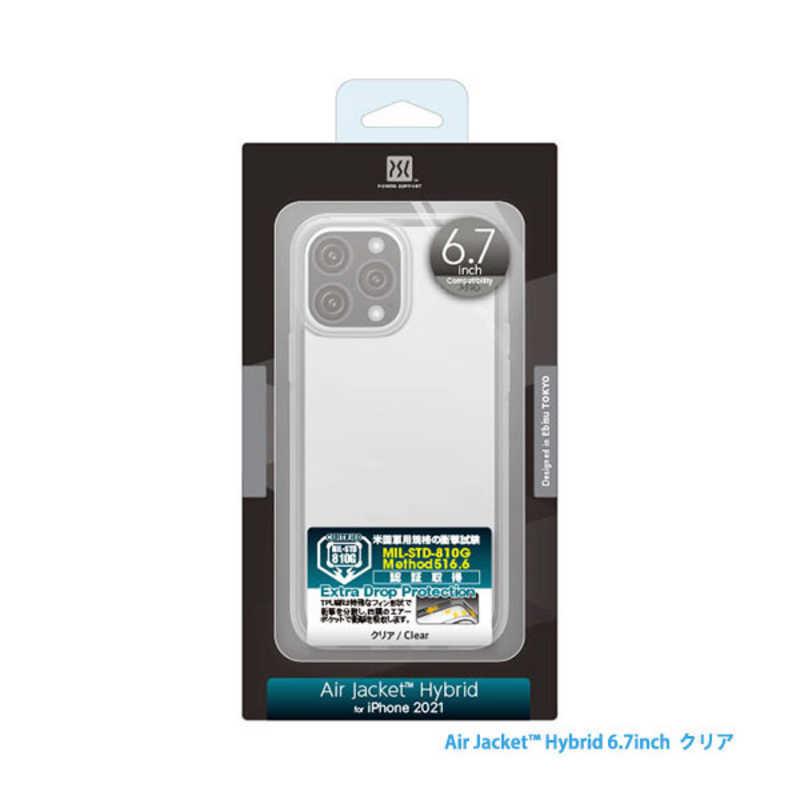 POWER SUPPORT パワーサポート iPhone 13 Promax 6.7inch対応 Air Jacket Hybrid クリア ...