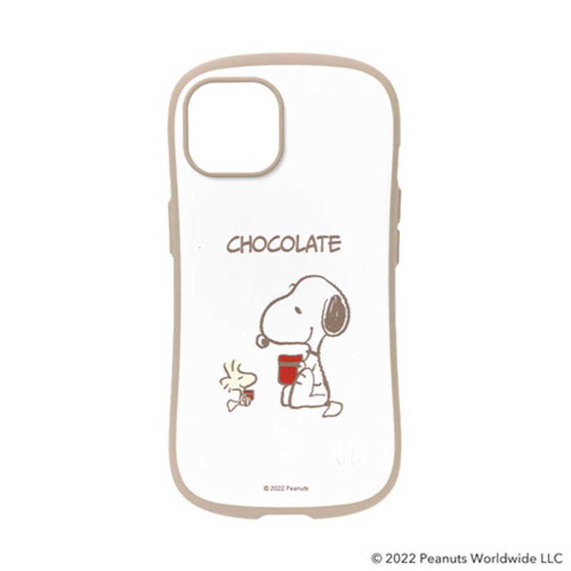 HAMEE [iPhone 14専用]PEANUTS/ピーナッツ iFace First Class Cafeケース iFace スヌーピー/チョコレート IP14IFACECAFEPSN ...