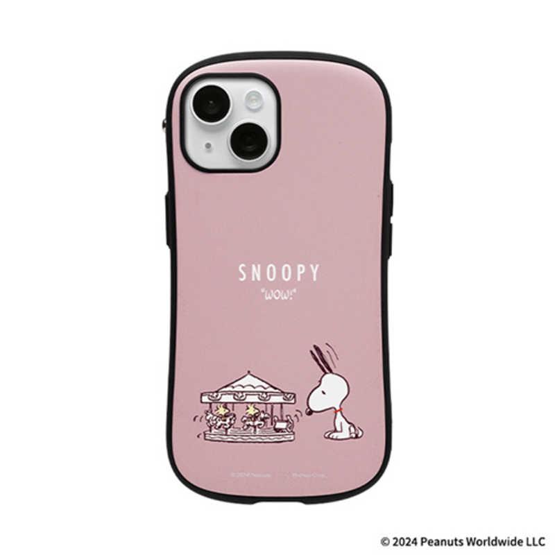 HAMEE [iPhone 15/14/13専用]PEANUTS/ピーナッツ iFace First Class MagSynq KUSUMI ケース くすみピンク/回転木馬 41 ...