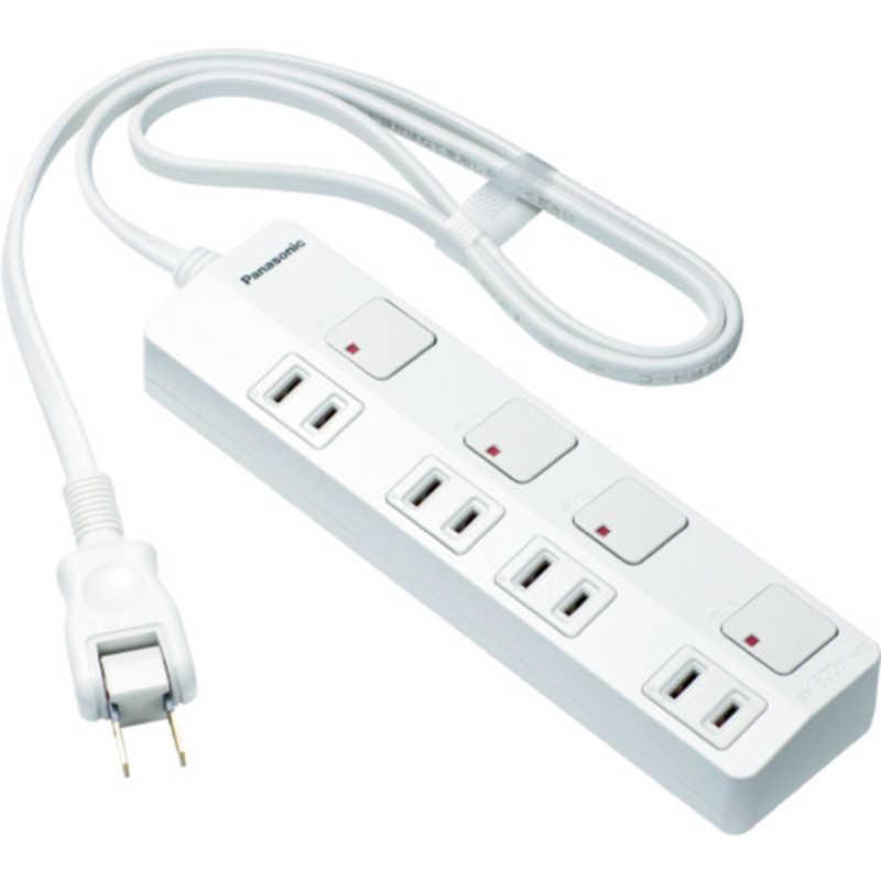 Panasonic（パナソニック） ザ・タップZ 4個口 ACアダプター対応「1m」 WHS25149WP(ホワイト) : コジマYahoo ...