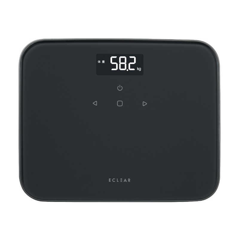 エレコム ELECOM ヘルスメーター ECLEAR Plus チャコールブラック HCS-S02BK : コジマYahoo!店 - 通販 - Yahoo!ショッピング