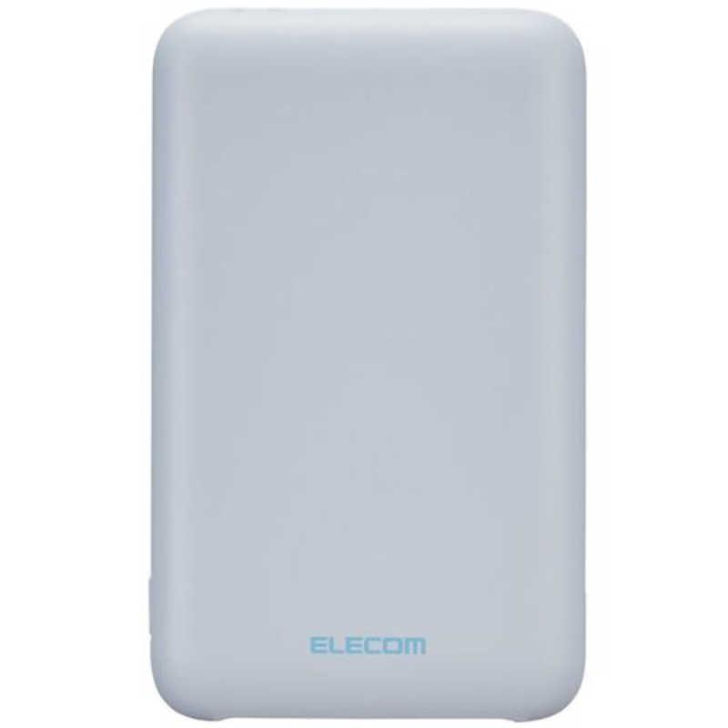 エレコム ELECOM モバイルバッテリー/リチウムイオン電池/薄型/PD20W/10000mAh/USB Type-C入出力1ポート/USB-A出力2ポート/ブルー DE-C44 ...