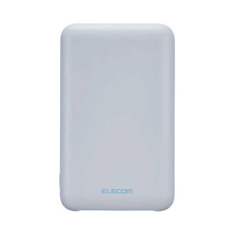 エレコム ELECOM モバイルバッテリー/リチウムイオン電池/薄型/PD20W/10000mAh/USB Type-C入出力1ポート/USB-A出力2ポート/ブルー DE-C44 ...