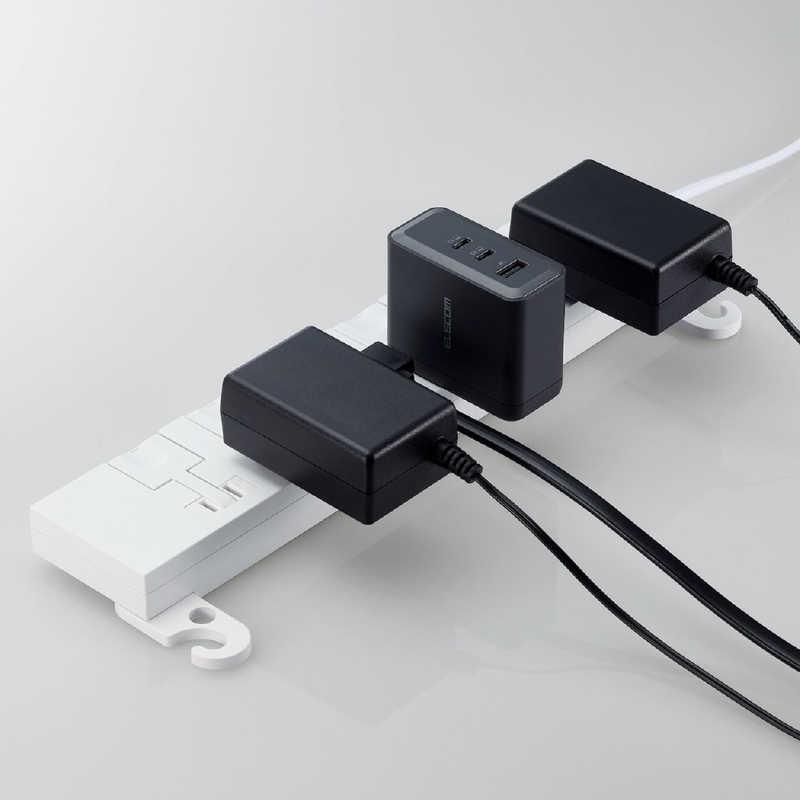 エレコム ELECOM 電源タップ 延長コード コンセント 2m 2P 6個口 片手で抜けるレバー付 吊り穴タグ付 T-KF07-2620WH ...