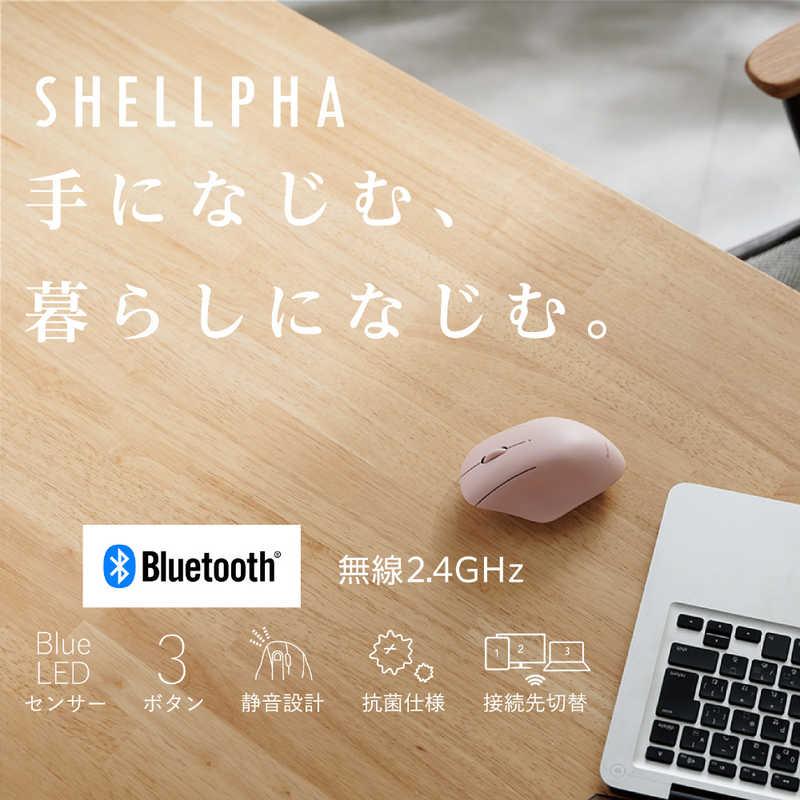 エレコム ELECOM マウス SHELLPHA Mサイズ 抗菌 [BlueLED /無線(ワイヤレス) /3ボタン /Bluetooth・USB] ピンク M-SH10MBSKPN ...