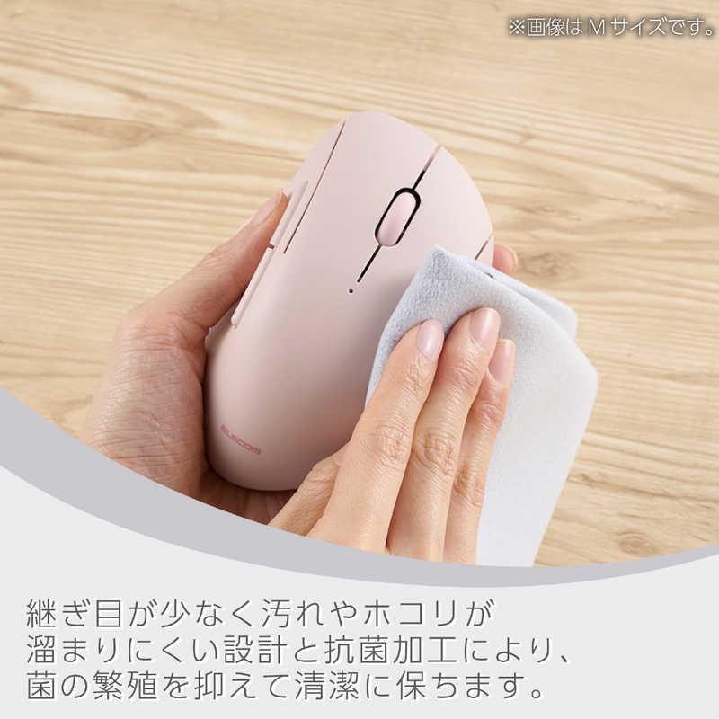 エレコム ELECOM マウス SHELLPHA Sサイズ 抗菌 [BlueLED /無線(ワイヤレス) /5ボタン /Bluetooth・USB] ピンク M-SH21MBSKPN ...