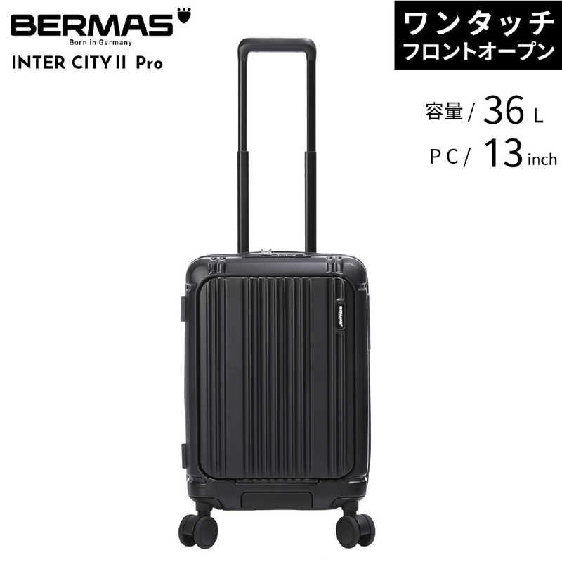 BERMAS インターシティ2 ワンタッチフロントオープン 48c ストッパー機能付 INTER CITY2 PRO [TSAロック搭載] マットブラック 60566 : コジマYahoo!店 ...