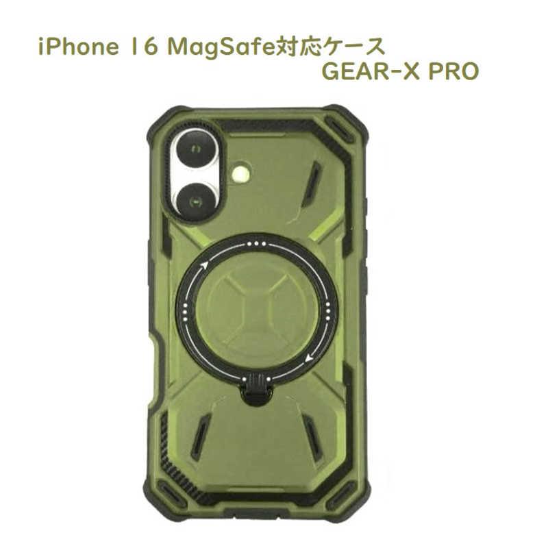 ROYALMONSTER iPhone 16 MagSafe対応ケース GEAR-X PRO GR RM-7808-16GR : コジマ ...