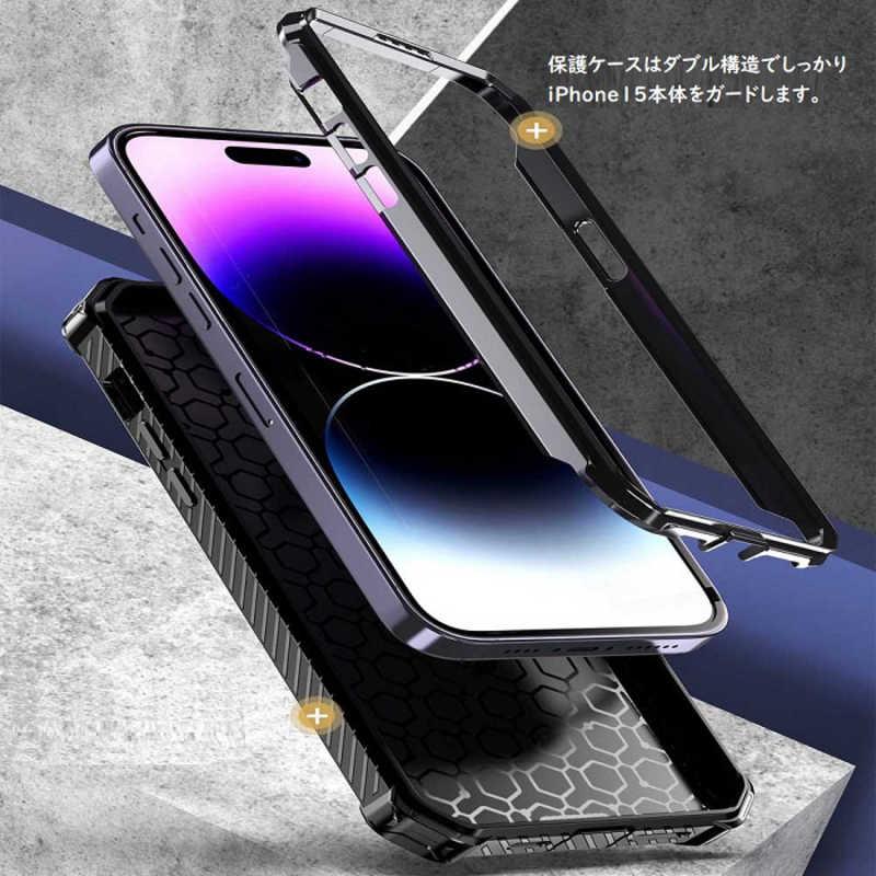 ROYALMONSTER iPhone 16 Pro Max MagSafe対応ケース GEAR-X PRO BK RM-7808 ...