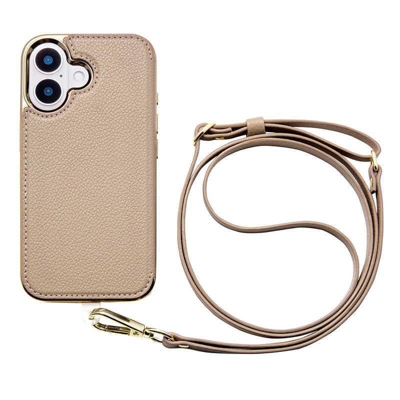 CCCフロンティア Cross Body Case Duo for iPhone 16 (greige) UNICSIP24M2CBGG ...
