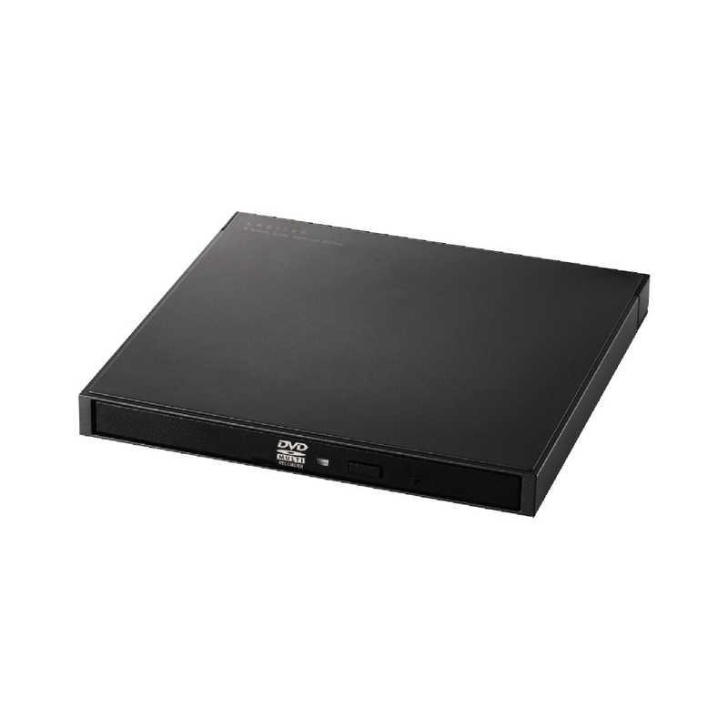 ELECOM エレコム ELECOM 外付け DVDドライブ CD DVD 対応 USB 3.2 Gen1 ケーブル2本( Type-C ＋ Type-A ) ブラック LDR ...