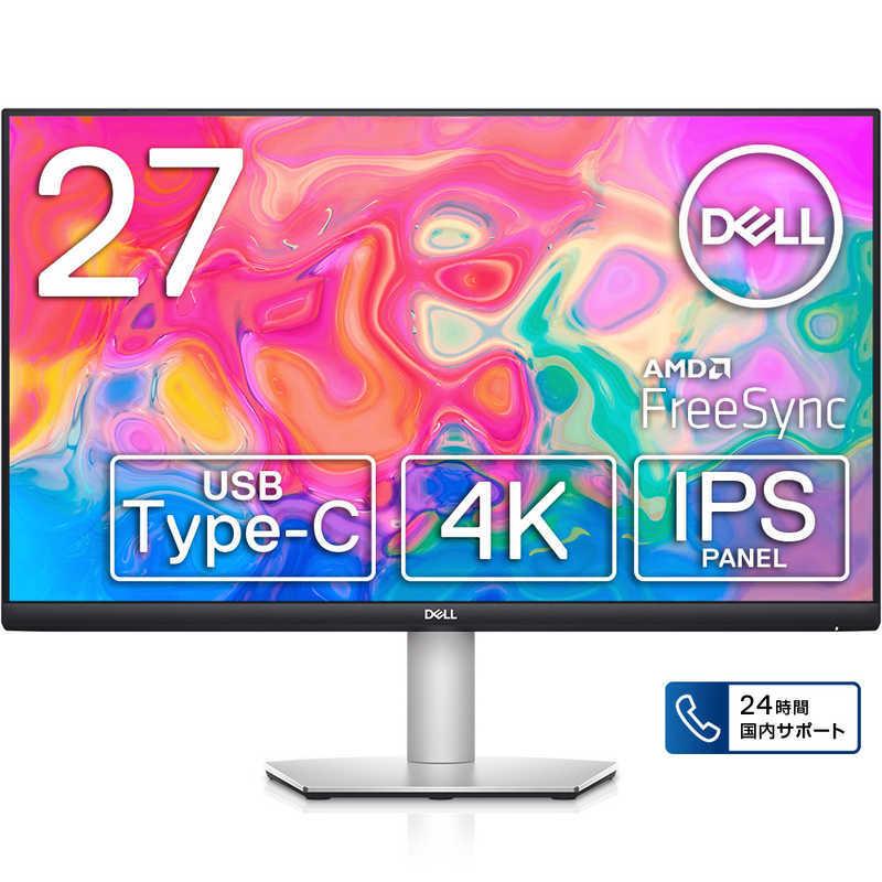 DELL DELL デル PCモニター Sシリーズ シルバー [27型 /4K(3840 DELL DELL デル PCモニター Sシリーズ シルバー [27型 /4K(3840
