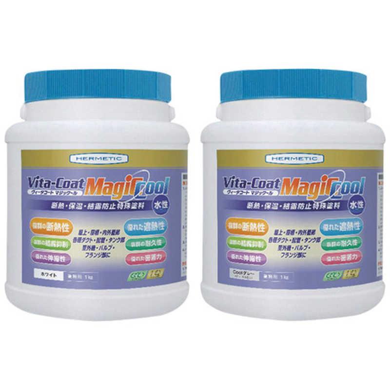 日本ヘルメチックス 断熱・遮熱・結露抑制塗料 Magicool ホワイト 1kg MAGICOOLW1 : コジマYahoo!店 - 通販 - Yahoo!ショッピング