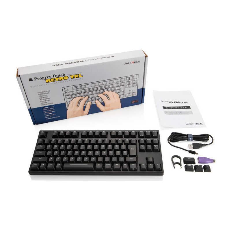 ARCHISS アーキス キーボード ProgresTouch RETRO TKL [有線 /PS/2・USB] 黒 AS-KBPD91/LSBKN : コジマYahoo!店 - 通販 ...
