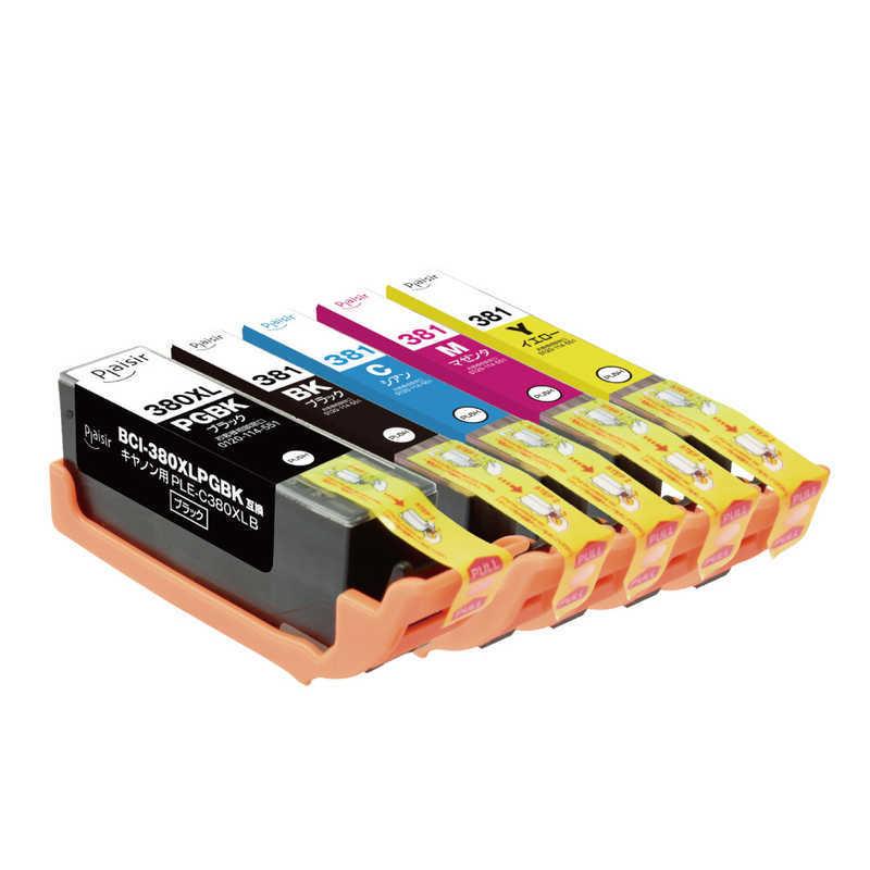 プレジール プレジール 互換プリンターインク 5色 PLE-C381-5P : コジマYahoo!店 - 通販 - Yahoo!ショッピング