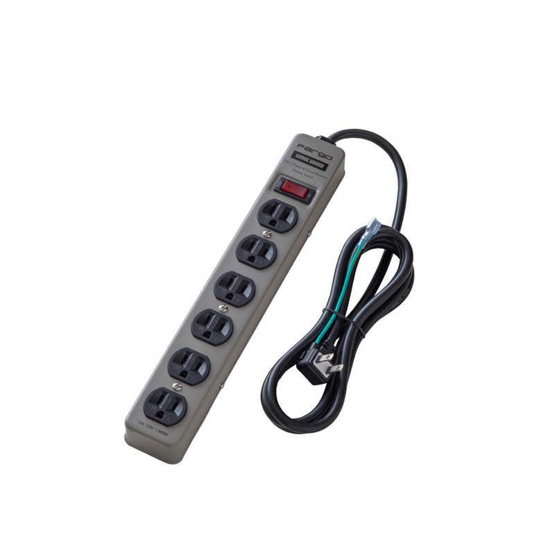 ファーゴ STEEL TAP AC6個口 2M [2.0m /6個口 /スイッチ付き(一括)] ライトグレー CT620LGY : コジマYahoo!店 - 通販 - Yahoo!ショッピング