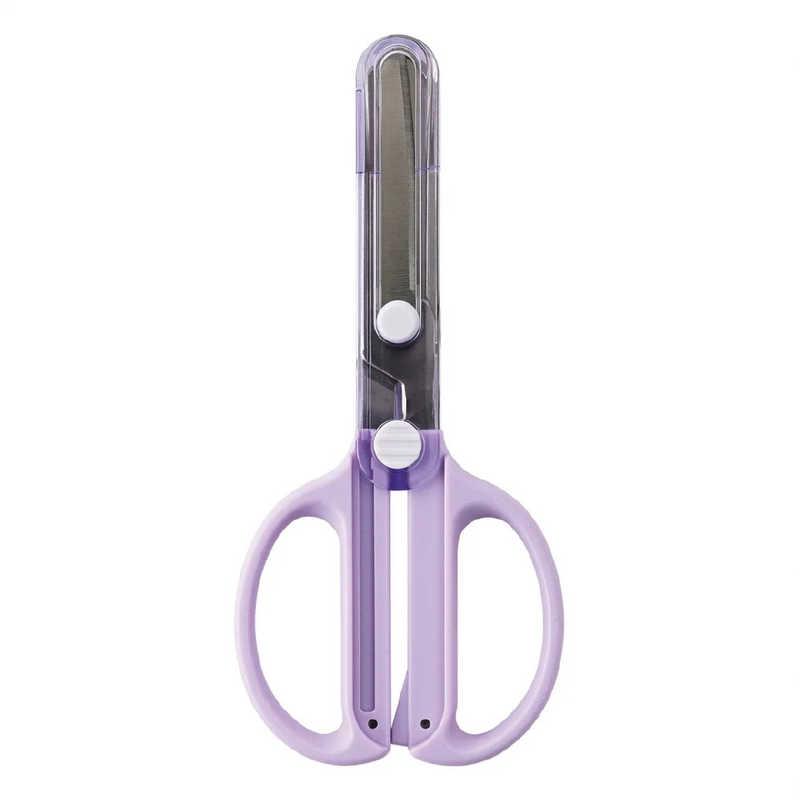 クツワ キャップ一体こどもハサミ パープル SS122PU : コジマYahoo!店 - 通販 - Yahoo!ショッピング