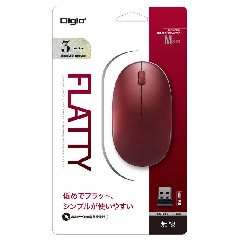 ナカバヤシ マウス Digio2 FLATTY Mサイズ [BlueLED /無線(ワイヤレス) /3ボタン /USB] レッド MUS-RKT153NR : コジマYahoo!店 - 通販 ...