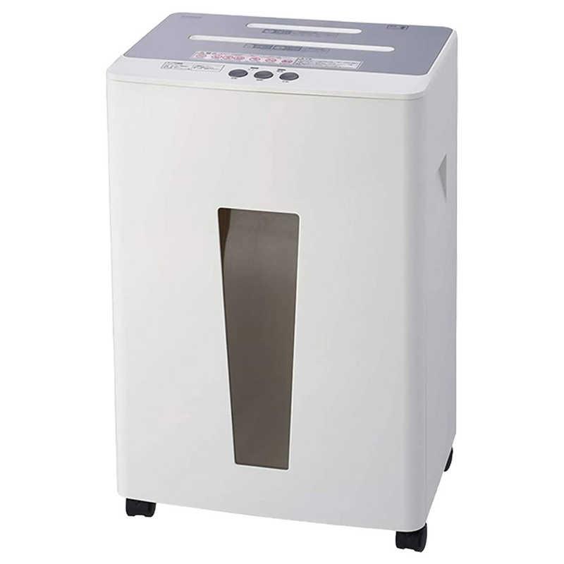 ナカバヤシ パーソナルシュレッダ ノイズレス マイクロカット ホワイト