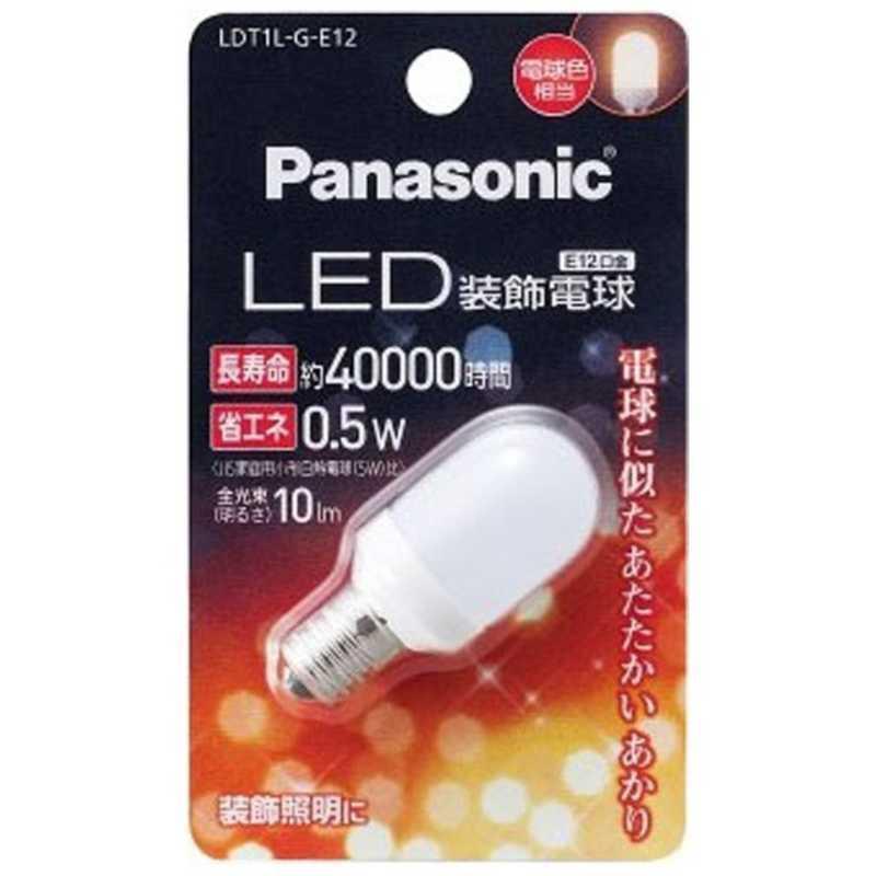 Panasonic パナソニック Panasonic LED装飾電球 ホワイト [E12/電球色] LDT1L-G-E12 : コジマYahoo!店 - 通販 - Yahoo!ショッピング