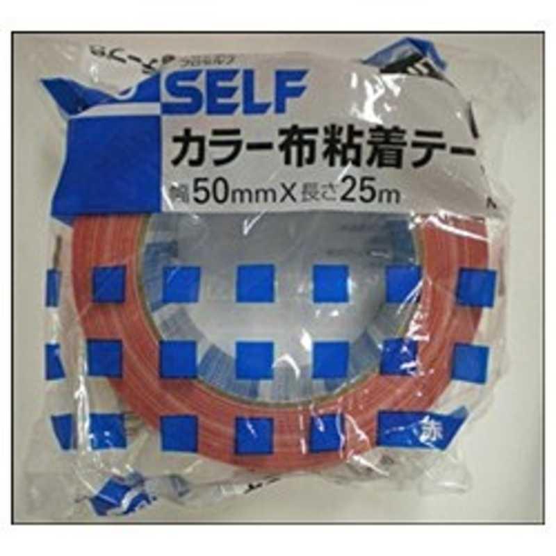 ニトムズ カラー布粘着テープS No.7562(50mm幅×25m・赤) : コジマYahoo!店 - 通販 - Yahoo!ショッピング