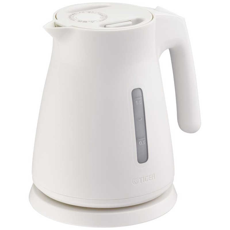 タイガー TIGER 電気ケトル [1.0L] ホワイト PCS-A100W : コジマYahoo!店 - 通販 - Yahoo!ショッピング