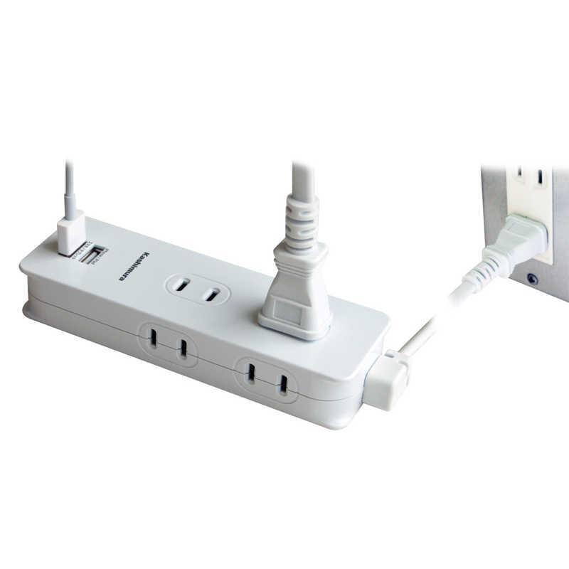カシムラ 電源タップAC4 USBA2 3A 1.2m[1.2m /4個口 /2ポート] AC045 : コジマYahoo!店 - 通販 ...