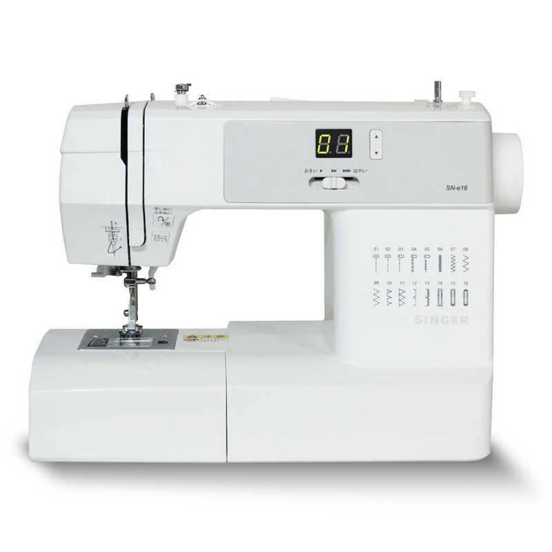 シンガー コンピュータミシン SN-e16 : コジマYahoo!店 - 通販 - Yahoo!ショッピング