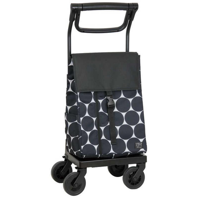 GRANMARIE 保冷温仕様ショッピングカート ドットブラック (ストッパー
