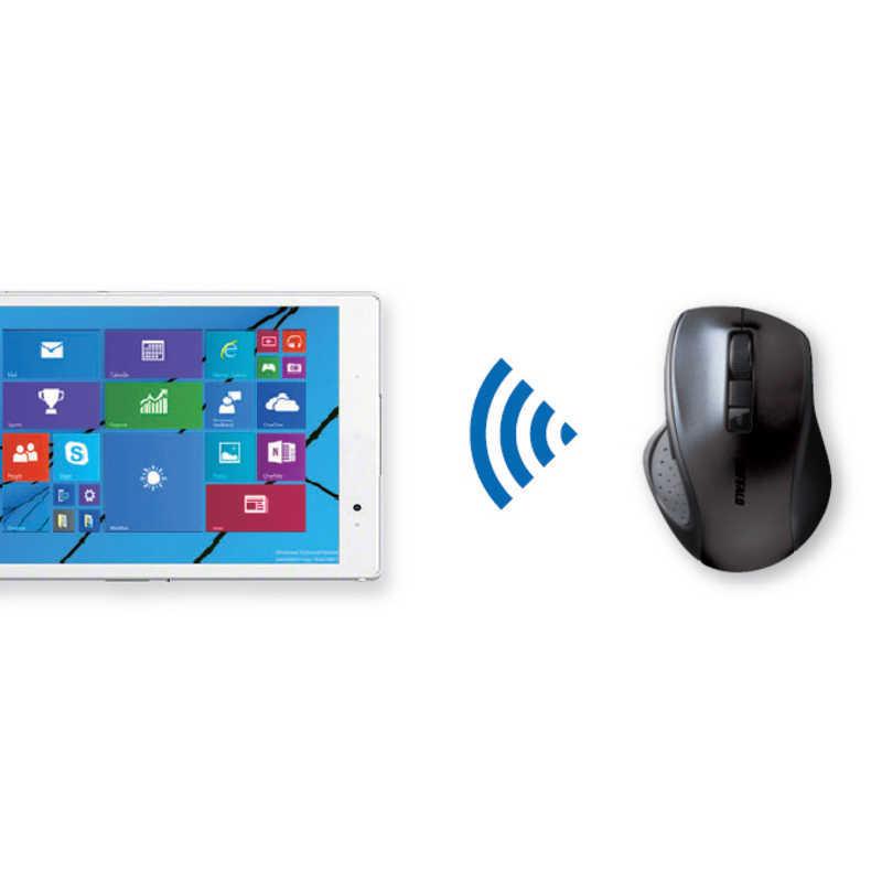 BUFFALO マウス ブラック [BlueLED /無線(ワイヤレス) /5ボタン /Bluetooth] BSMBB308BK ...