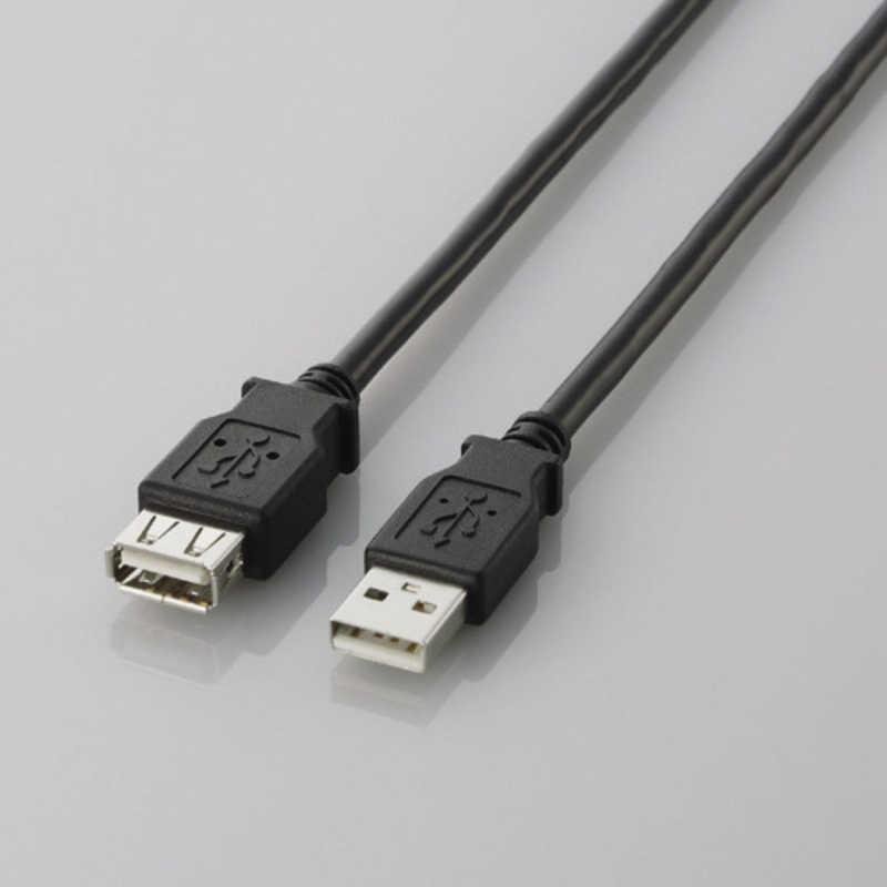 ELECOM エレコム ELECOM USB-A延長ケーブル [USB-A オス→メス USB-A /2m /USB2.0] ブラック U2C-E20BK : コジマYahoo!店 - 通販 ...
