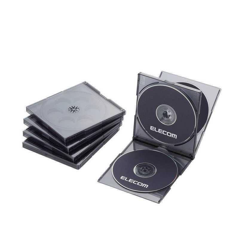 ELECOM エレコム ELECOM Blu-ray/DVD/CDケース(標準/PS/4枚収納) CCD-JSCNQ5CBK : コジマYahoo!店 - 通販 - Yahoo!ショッピング