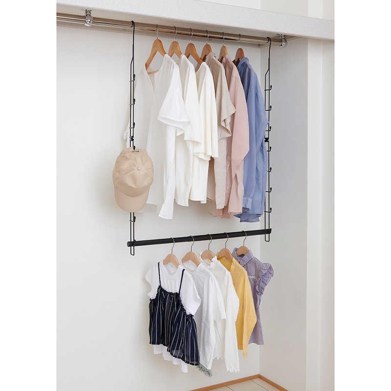 伸晃 クローゼット 吊り下げハンガー 伸縮タイプ ブラック CH-EX : 4964806024447 : コジマYahoo!店 - 通販 - Yahoo!ショッピング