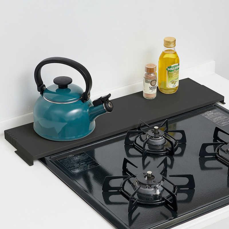 伸晃 排気口カバー 60cm 奥行調節 コンロ用 油はね防止 ブラック KHC-D60BK : コジマYahoo!店 - 通販 - Yahoo!ショッピング
