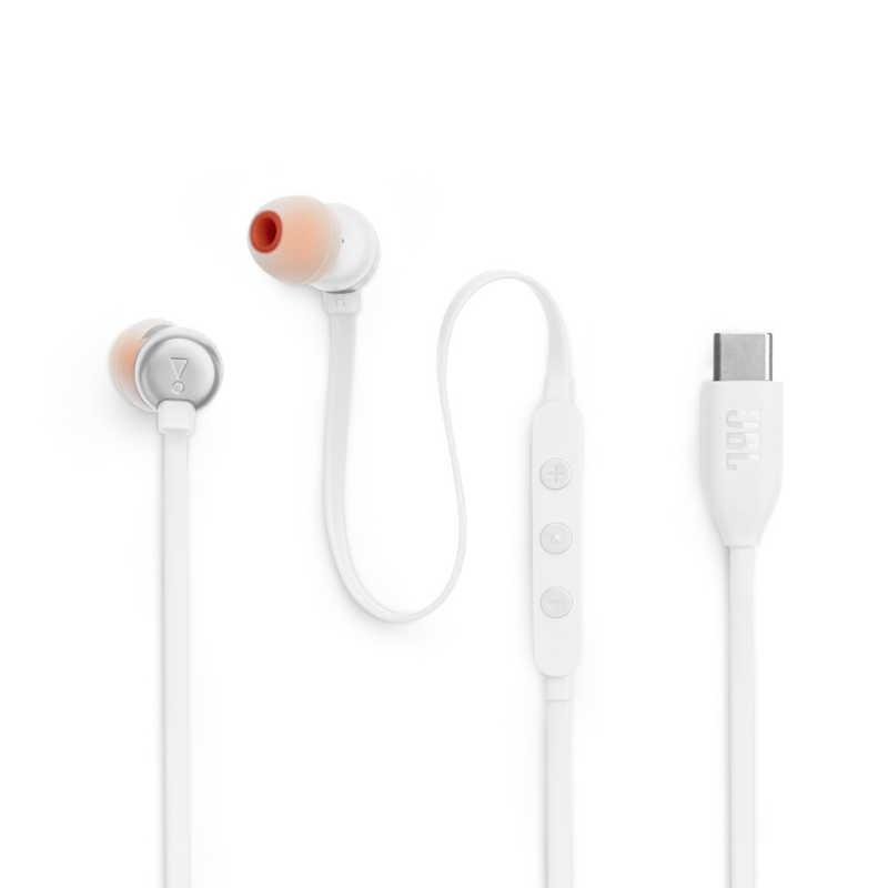 JBL（ジェイビーエル） JBL USB Type-C有線インイヤーイヤホン [USB] ホワイト JBLT310CWHT : コジマ ...