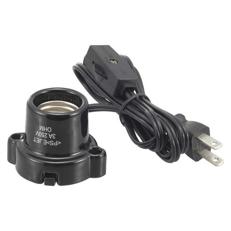 オーム電機 磁器レセップE26 1.5mコードスイッチ付ブラック HS-L2615ZRS-K : コジマYahoo!店 - 通販 - Yahoo!ショッピング