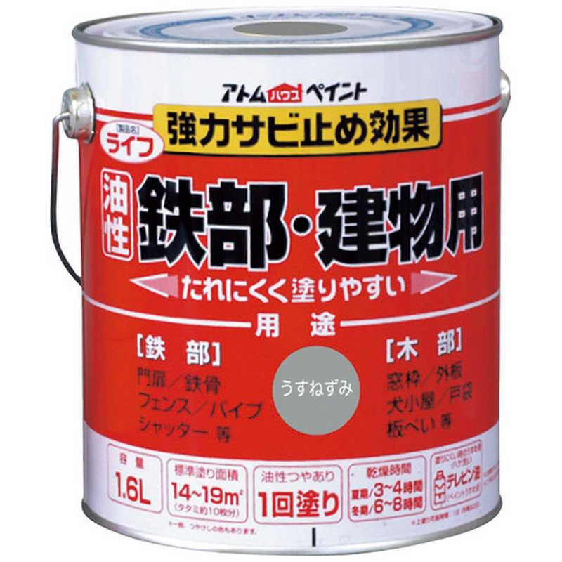 アトムサポート アトムサポート アトムペイント油性鉄部・木部用ライフ16Lうすねずみ 00001-00343 : コジマYahoo!店 - 通販 - Yahoo!ショッピング