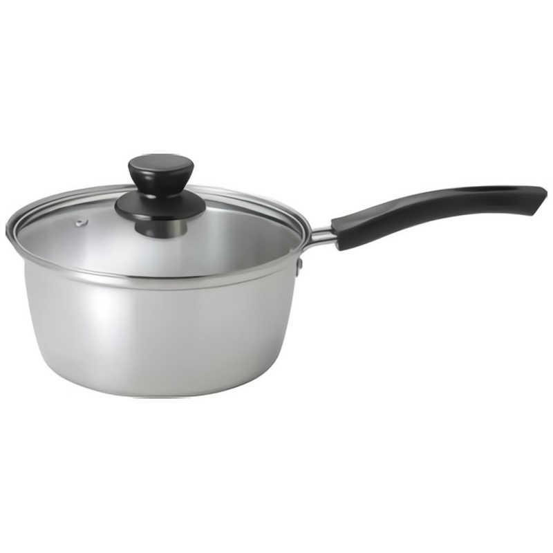 カクセー ニルワーカ IH対応ステンレス片手鍋18cm [18cm /IH対応] NW-02 : コジマYahoo!店 - 通販 - Yahoo!ショッピング