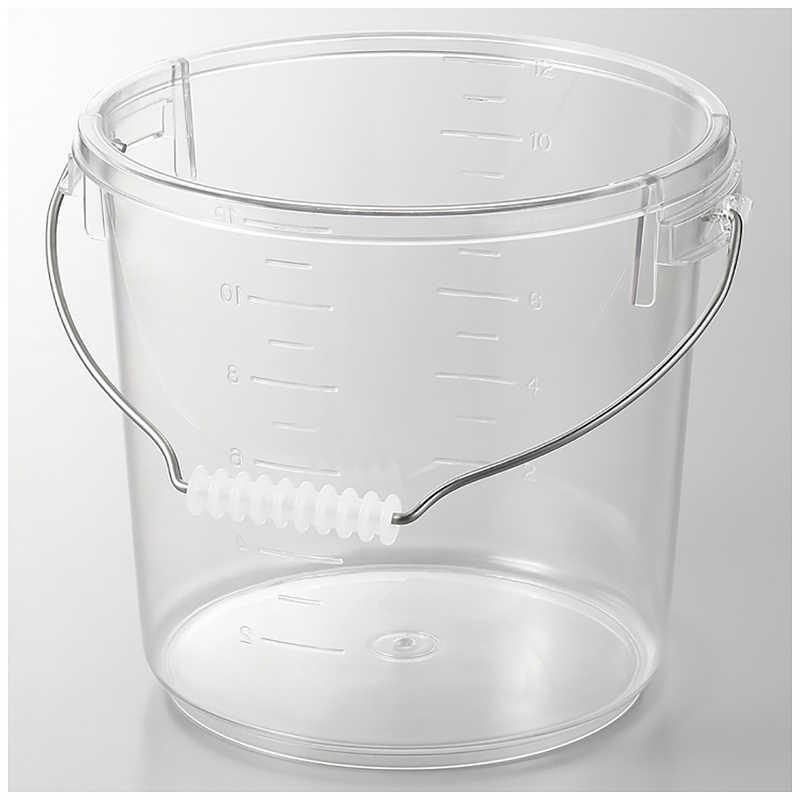 カンダ PO-24A(透明) ポリカバケツ10L本体 607571 : コジマYahoo!店 - 通販 - Yahoo!ショッピング