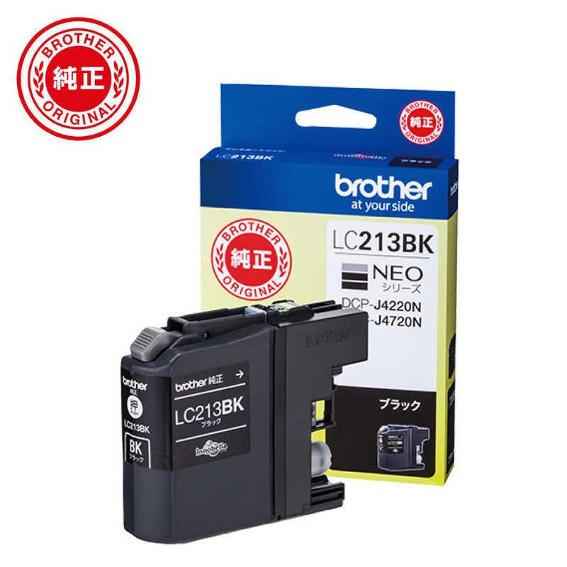 ブラザー工業 ブラザー brother 「純正】インクカートリッジ ブラック[対応型番:DCP-J4225N、MFC-J4725N 他] LC213BK : コジマYahoo!店 - 通販 ...