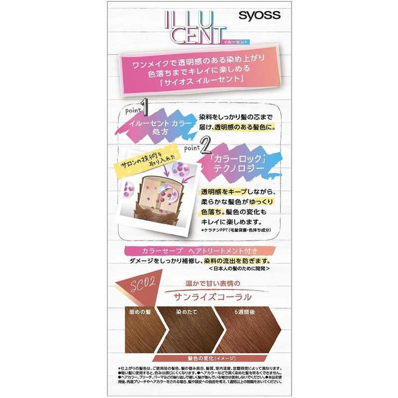 シュワルツコフヘンケル syoss(サイオス)イルーセント ミルキーヘアカラー SC02 サンライズコーラル : コジマYahoo!店 - 通販 - Yahoo!ショッピング