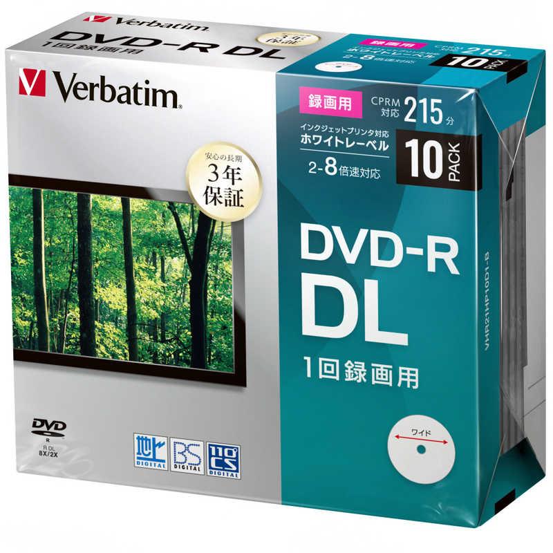 三菱 VERBATIMJAPAN 録画用DVD-R DL 8.5GB 10枚(スリムケース) VHR21HP10D1-B : コジマYahoo!店 - 通販 - Yahoo!ショッピング