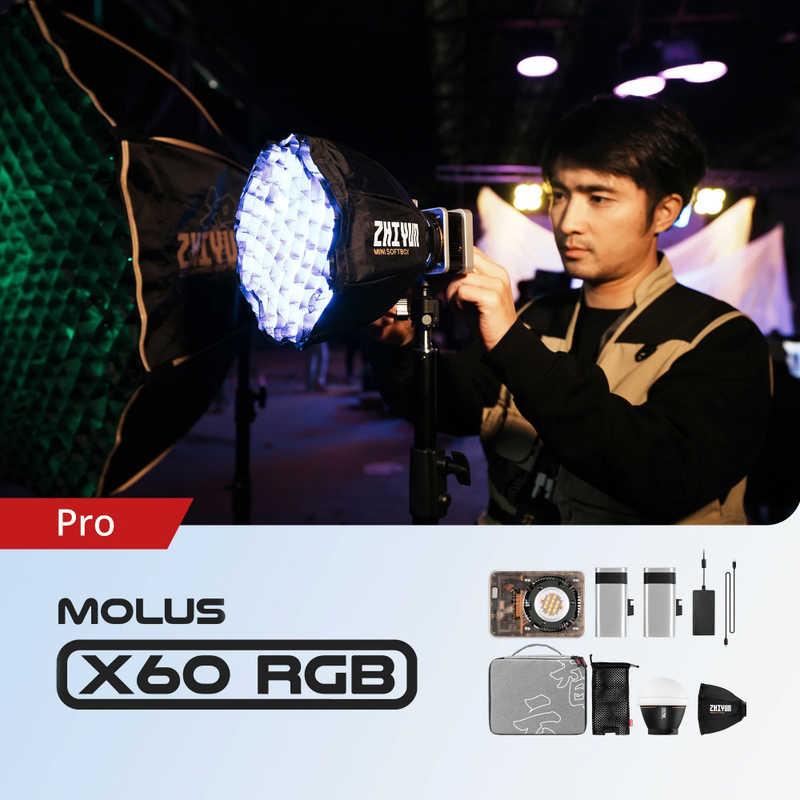ZHIYUN LEDライト MOLUS X60 RGB PRO COB Light X60RGBPROCOB : コジマYahoo!店 - 通販 - Yahoo!ショッピング