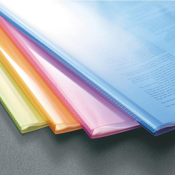 アスクル クリアファイル A4タテ 20ポケット 10冊 透明表紙 5色セット 固定式 クリアホルダー オリジナル :JX58579:LOHACO Yahoo!店 - 通販 - Yahoo ...