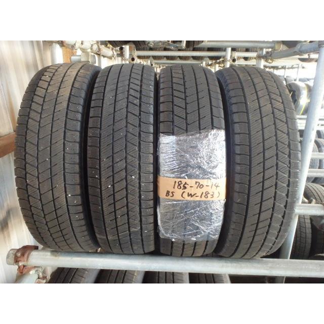 ブリザック VRX3 中古 スタッドレスタイヤ 冬タイヤ 185/70R14 4本セット BS ブリヂストン VRX3 2022年製 185-70-14 14インチ : y-lparts ...